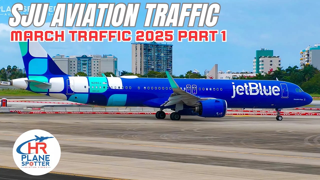`SJU Airport in Action! B767 Air Canada, A321 JetBlue Mint & More ...