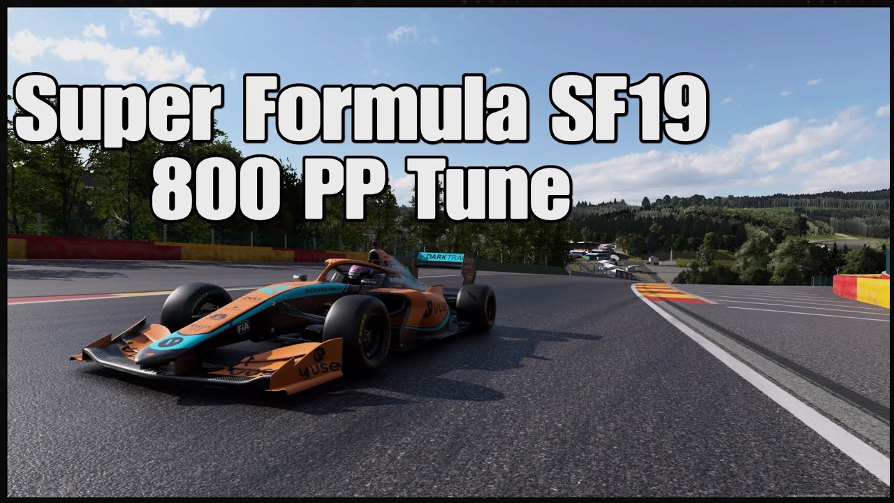 Super Formula SF19 800 PP Tune | Gran Turismo 7 - YouTube