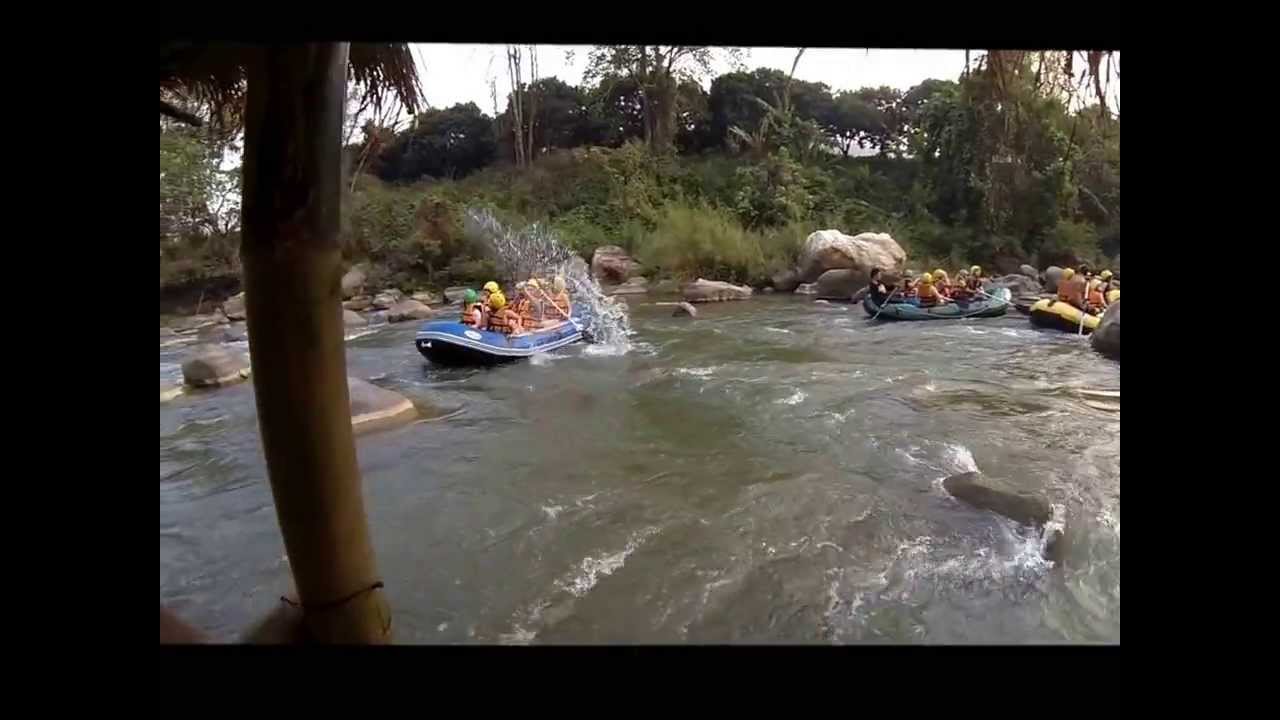 Mae Kok River Rafting, Chiang Mai Thailand - YouTube