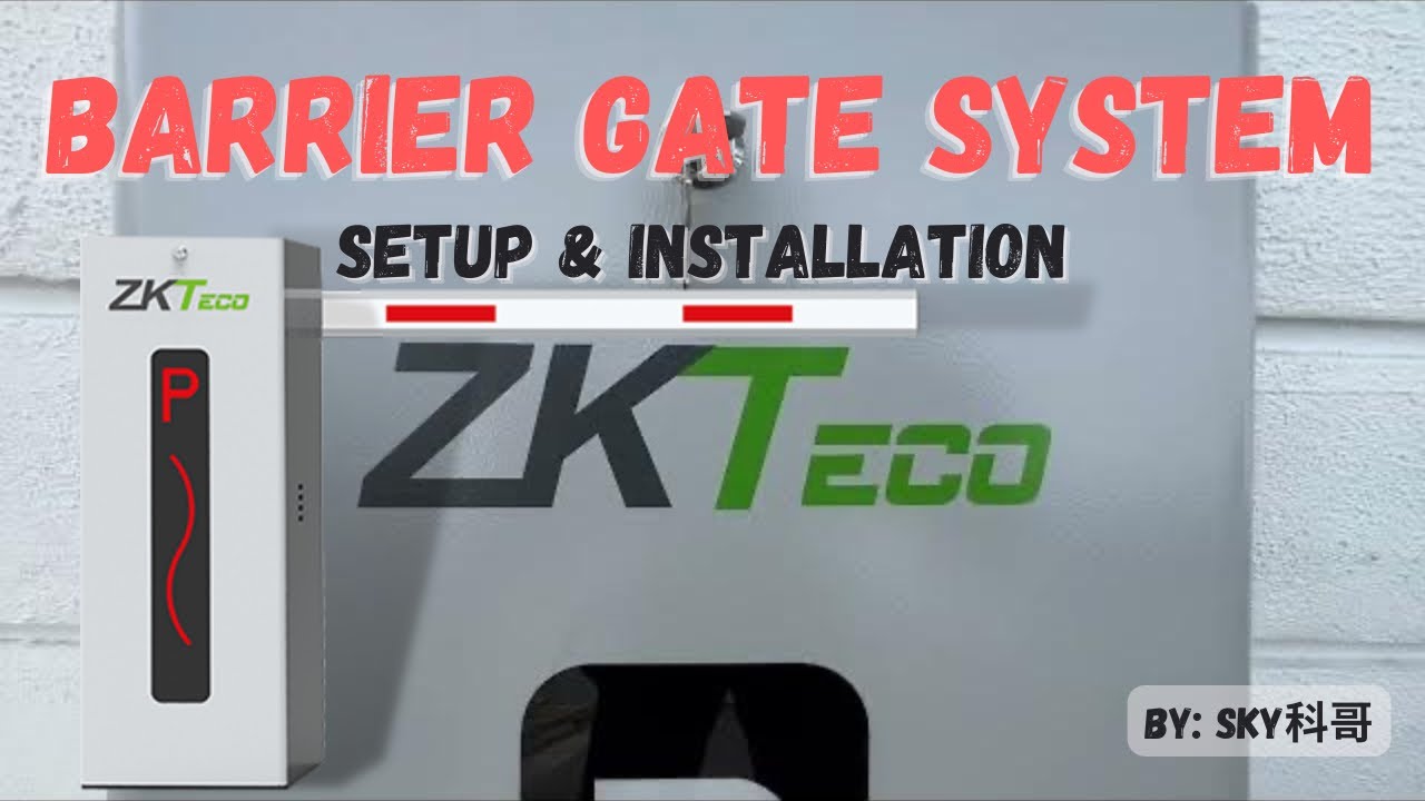 ZKTECO Barrier Gate System Demo | Sky科哥 - YouTube