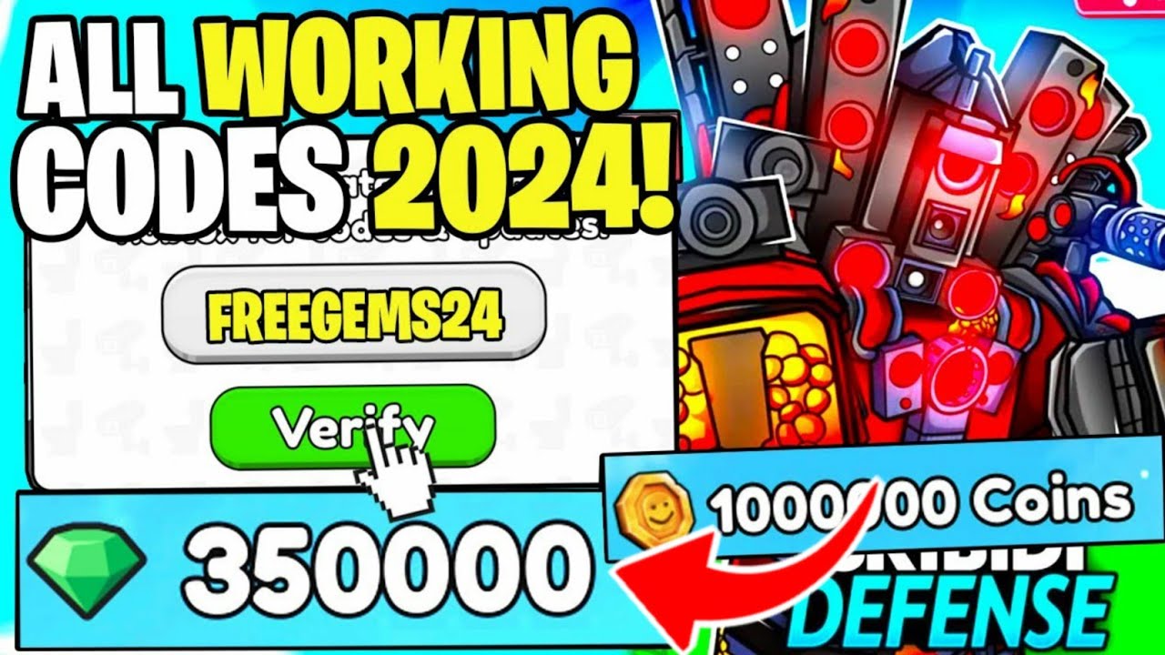 UPDATE⚡ SKIBIDI TOWER DEFENSE CODES IN OCTOBER 2024 | ROBLOX CODES ...