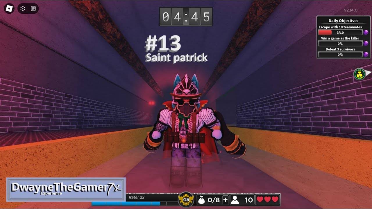 Gameplay #13: Saint patrick | Roblox Survive the killer - YouTube