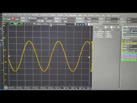 ESP32 DAC: tips on using the sine wave generator - YouTube