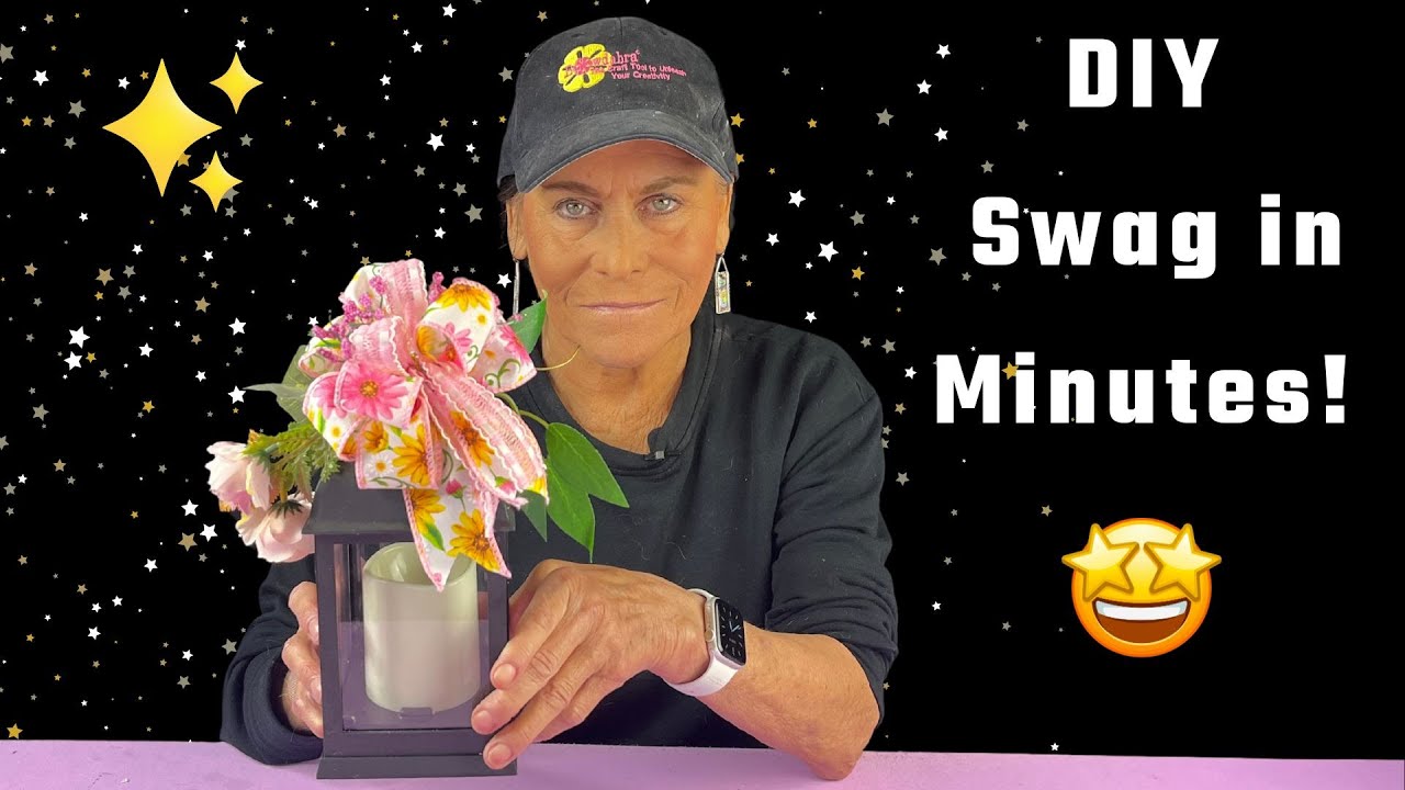 Elegant DIY Mini Lantern Swag: Quick Tutorial - YouTube