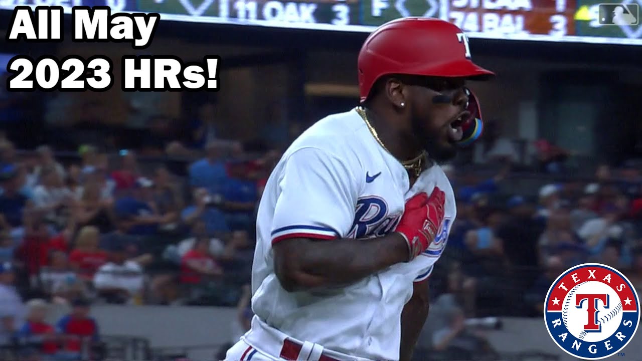 Texas Rangers: May 2023 Home Runs - YouTube