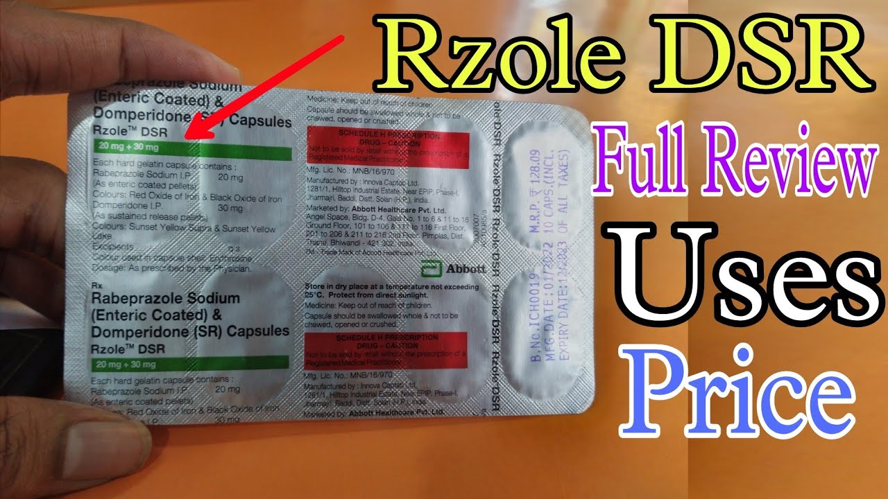 Rzole DSR capsule uses | price | composition | dose | side effects ...