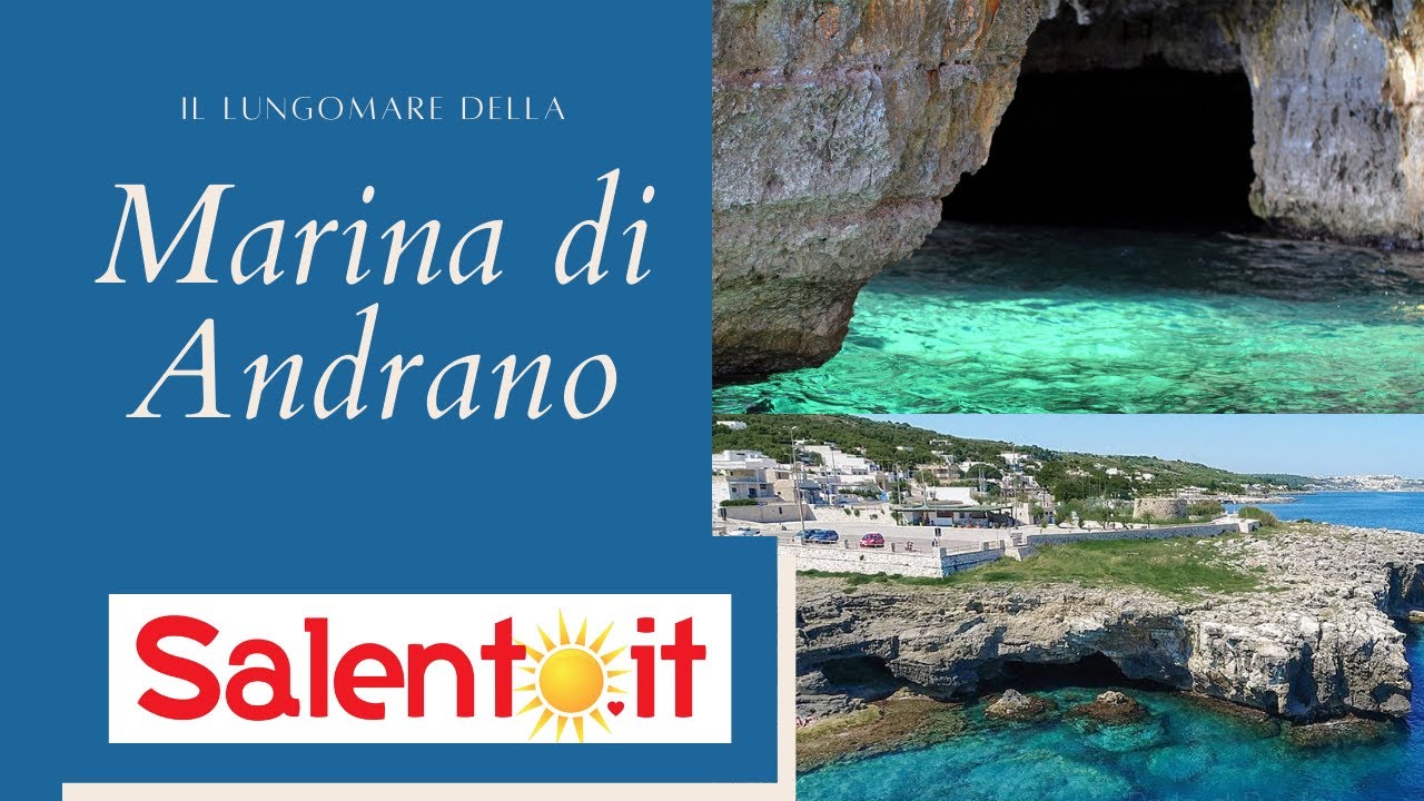 MARINA DI ANDRANO | Grotta Verde ed un mare da favola | Salento - YouTube