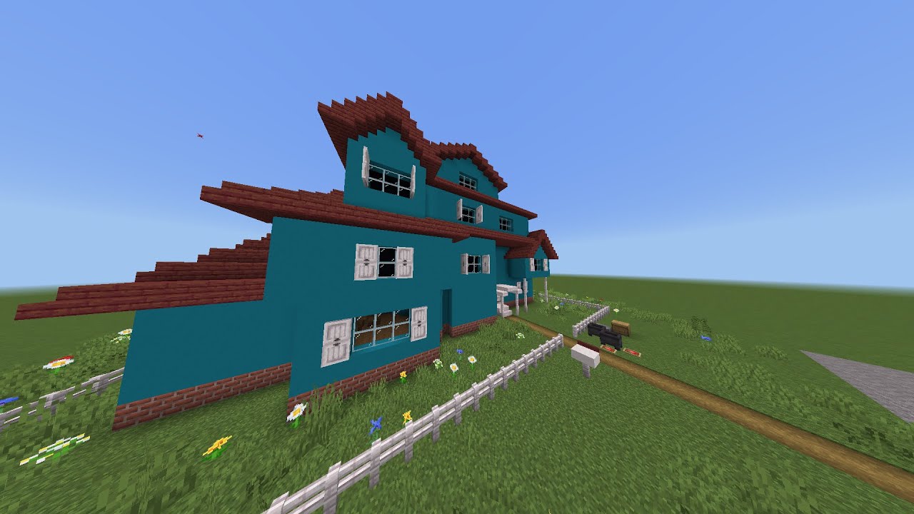 Hello Neighbour Prototype House In Minecraft Showcase (Long Form) - YouTube