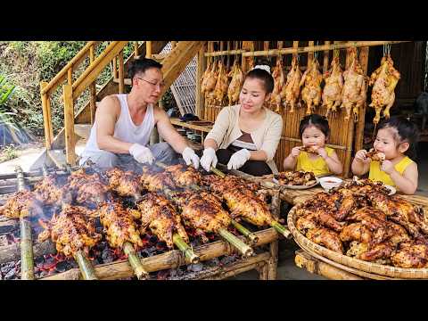 Whole Charcoal-Grilled Chicken | Traditional Vietnamese Rustic Recipe |