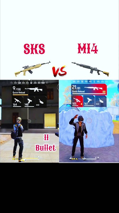 SKS Vs M14 🤯🔥 #freefire #shorts #trendingshorts #ffshorts #freefiremax #shortsfeed #mixpro - YouTube