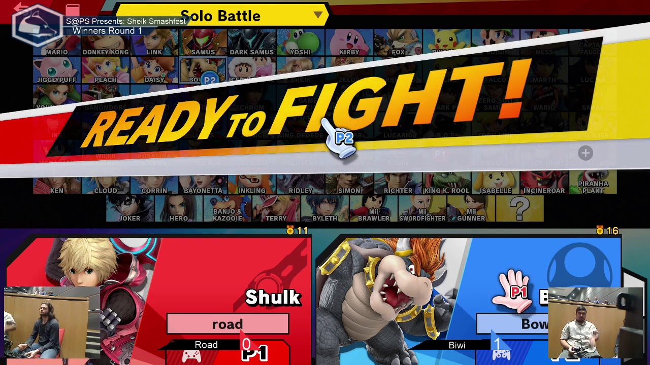 Sheik Smashfest - Ultimate Singles Biwi(Bowser) vs Road(Shulk) LR2 ...