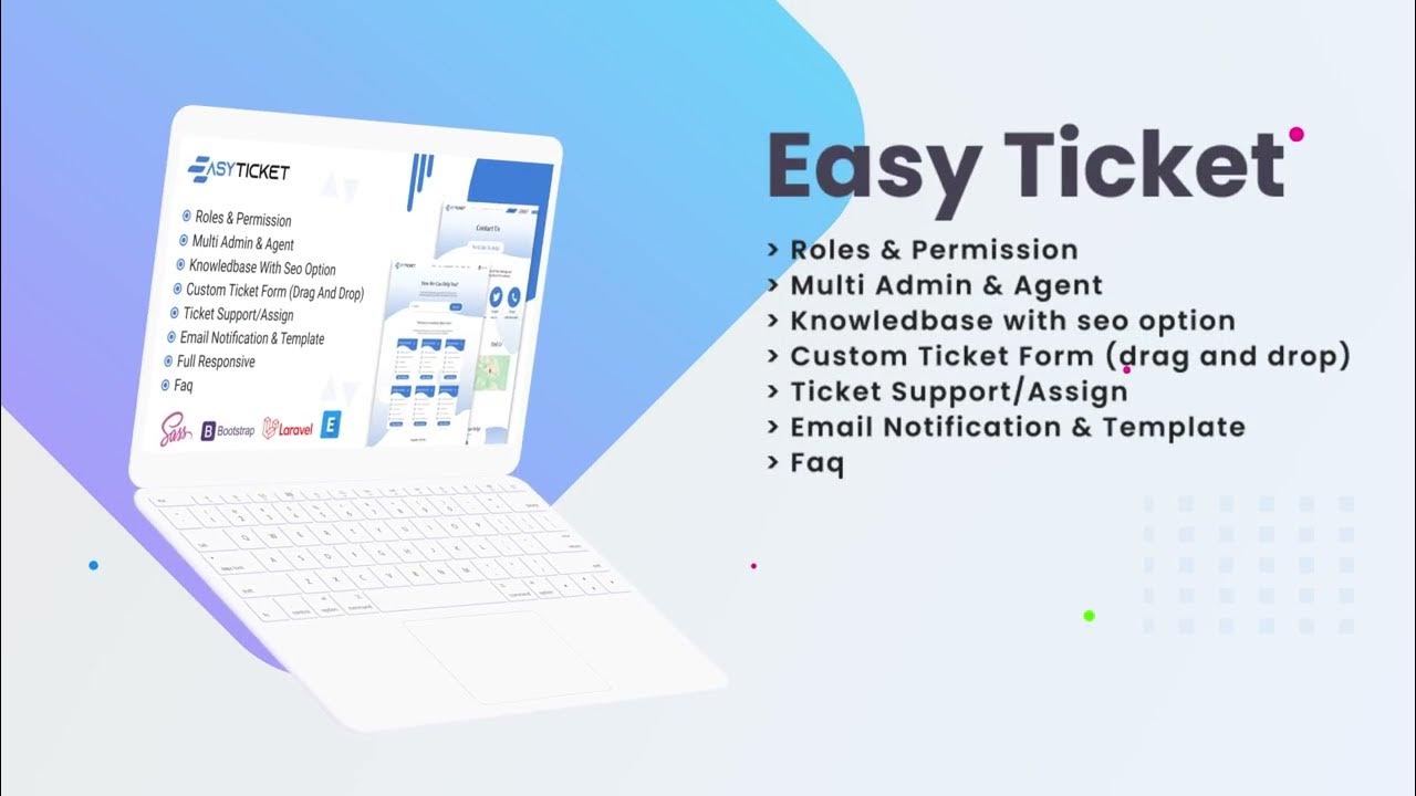 PowerFul Ticketing System | HelpDesk | Built with Laravel - YouTube