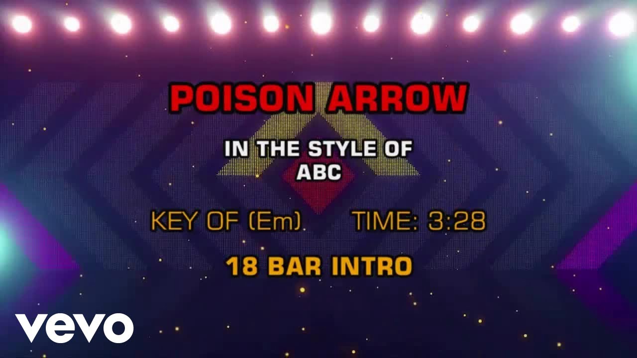 ABC - Poison Arrow (Karaoke) - YouTube