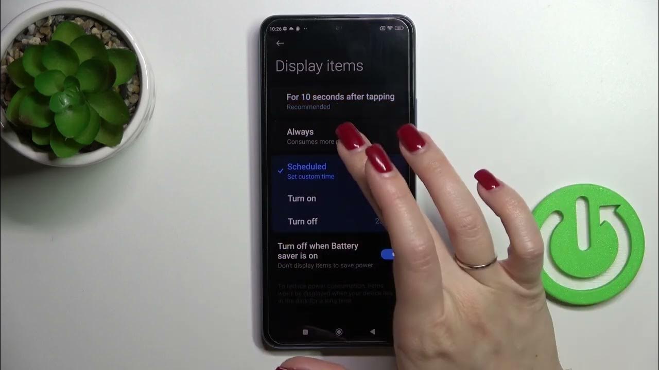 How to Turn On Always on Display in XIAOMI 12T Pro – AoD Management - YouTube