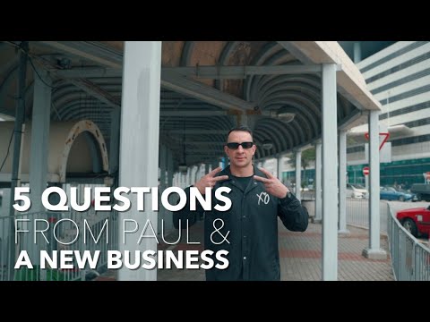 LAUNCHING A NEW BUSINESS.. & 5 Questions from Paul! - YouTube