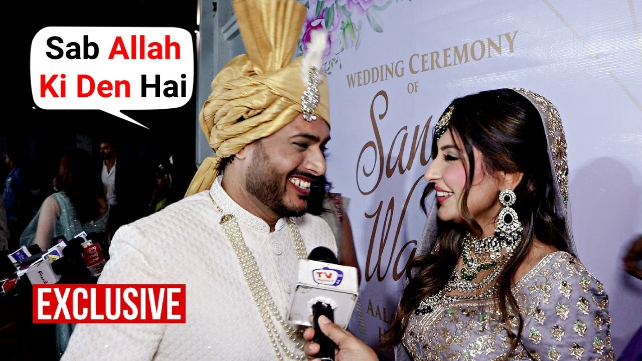 Sana Khan Husband Mohammad Wazid FIRST Interview Together After Wedding ...