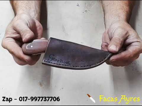 FACA CURTA P/ CINTO ESTILO CHARUTEIRA 🔪 Facas Ayres - Ayres Cutelaria ...