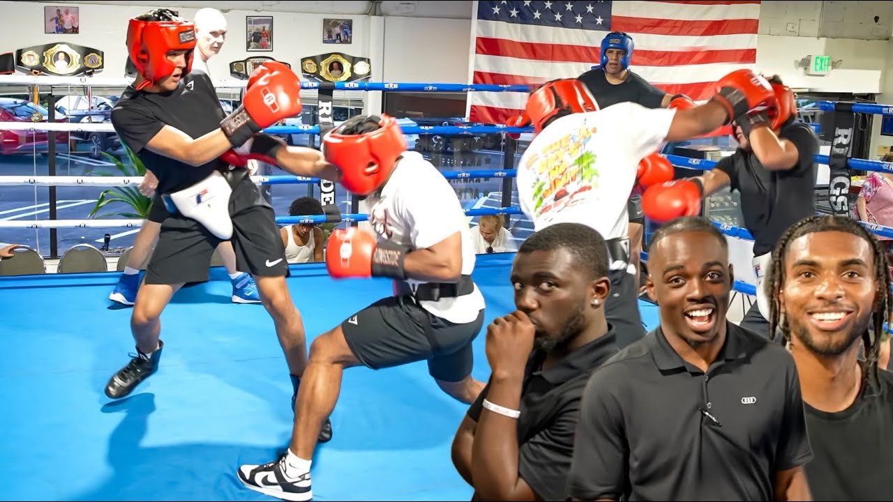 First Time Sparring **Pro boxers vs Rookies** - YouTube