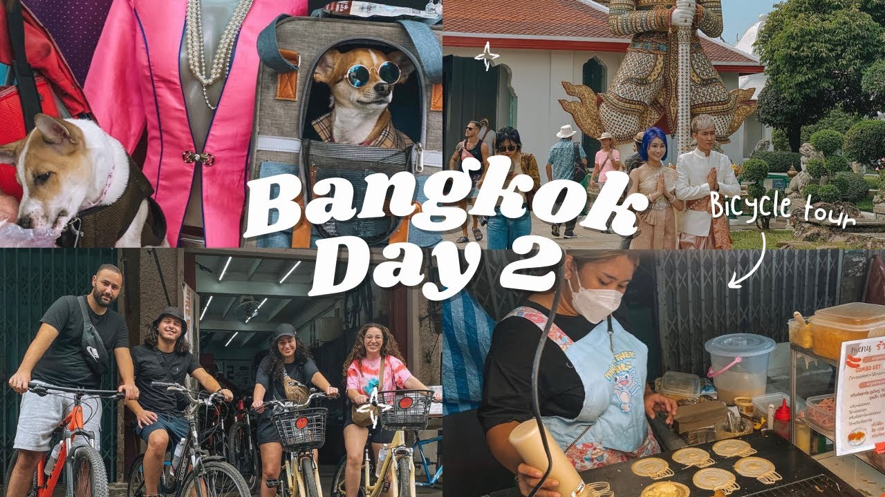 BANGKOK VLOG | DAY 2 - cycling around the city and seeing hidden gems ...