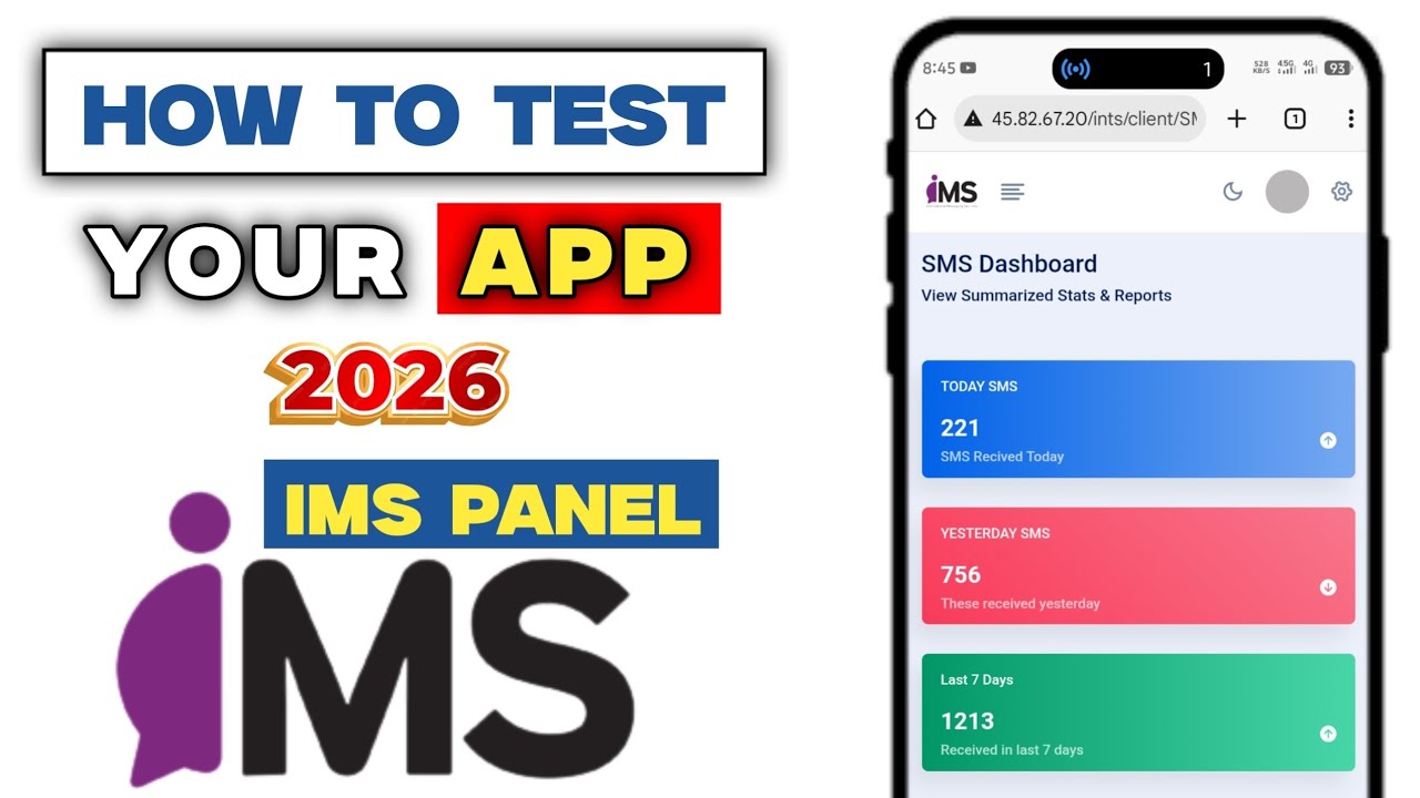 IMS Panel otp work | how to test apps in ims test panel | what is otp ...