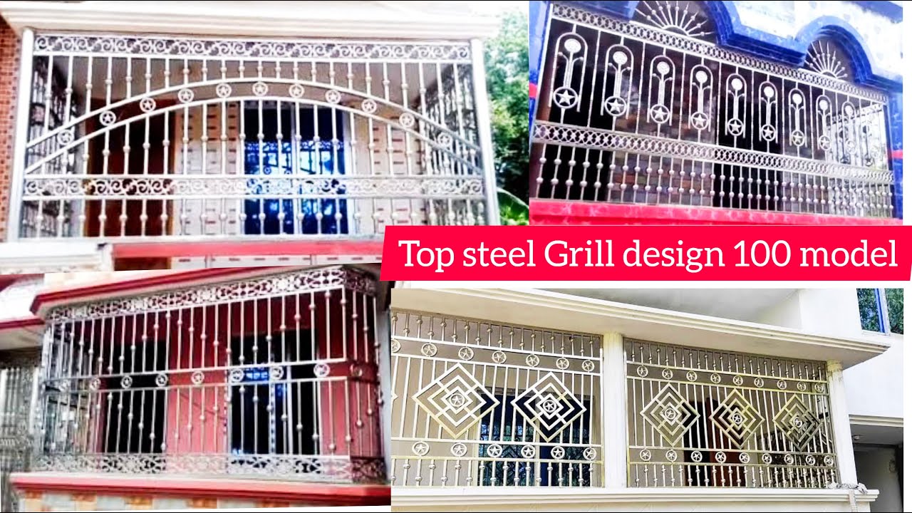 New steel Grill design l Beautiful Steel grill design l top 100 model ...