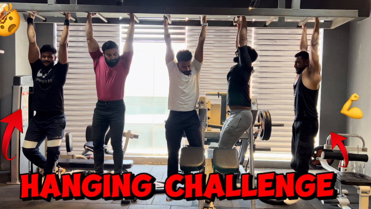 Hanging Challenge in Gym || Grand slam Fitness Gym || #JITENDRA JACKSON ...