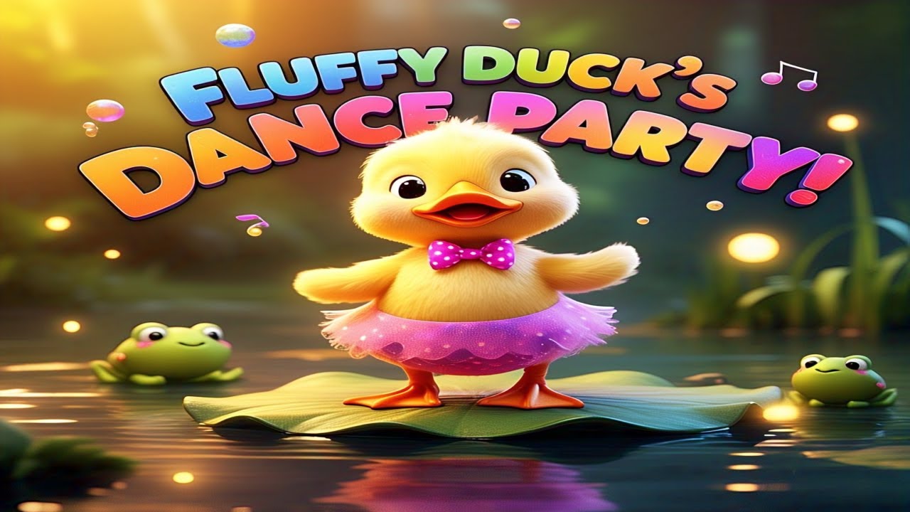 🎵Fluffy’s Duck Dance Party! 🦆🎶 | Fun Kids Dance Song - YouTube