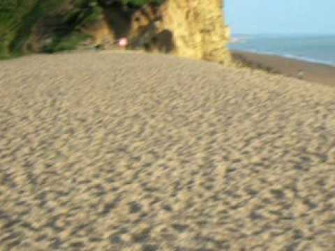 West Bay Dorset - beach where Reggie Perrin ran into the sea ENGLAND UK ...