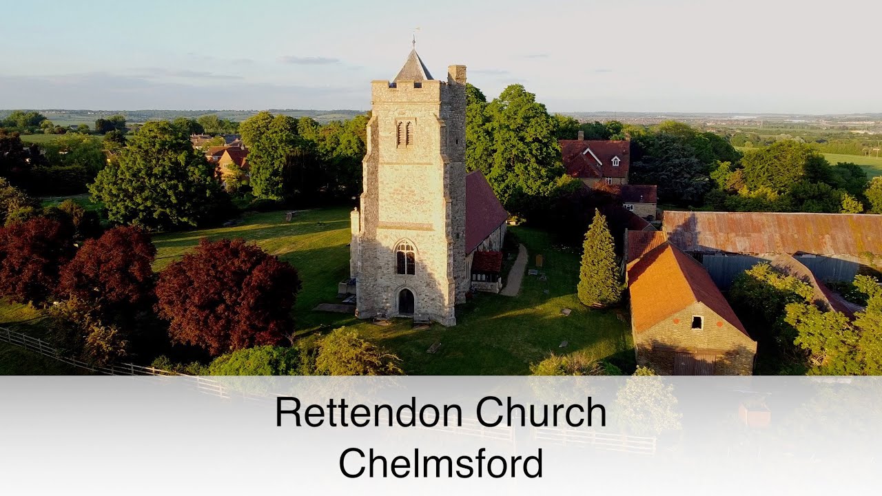 Drone footage of Rettendon Church, Essex. - YouTube