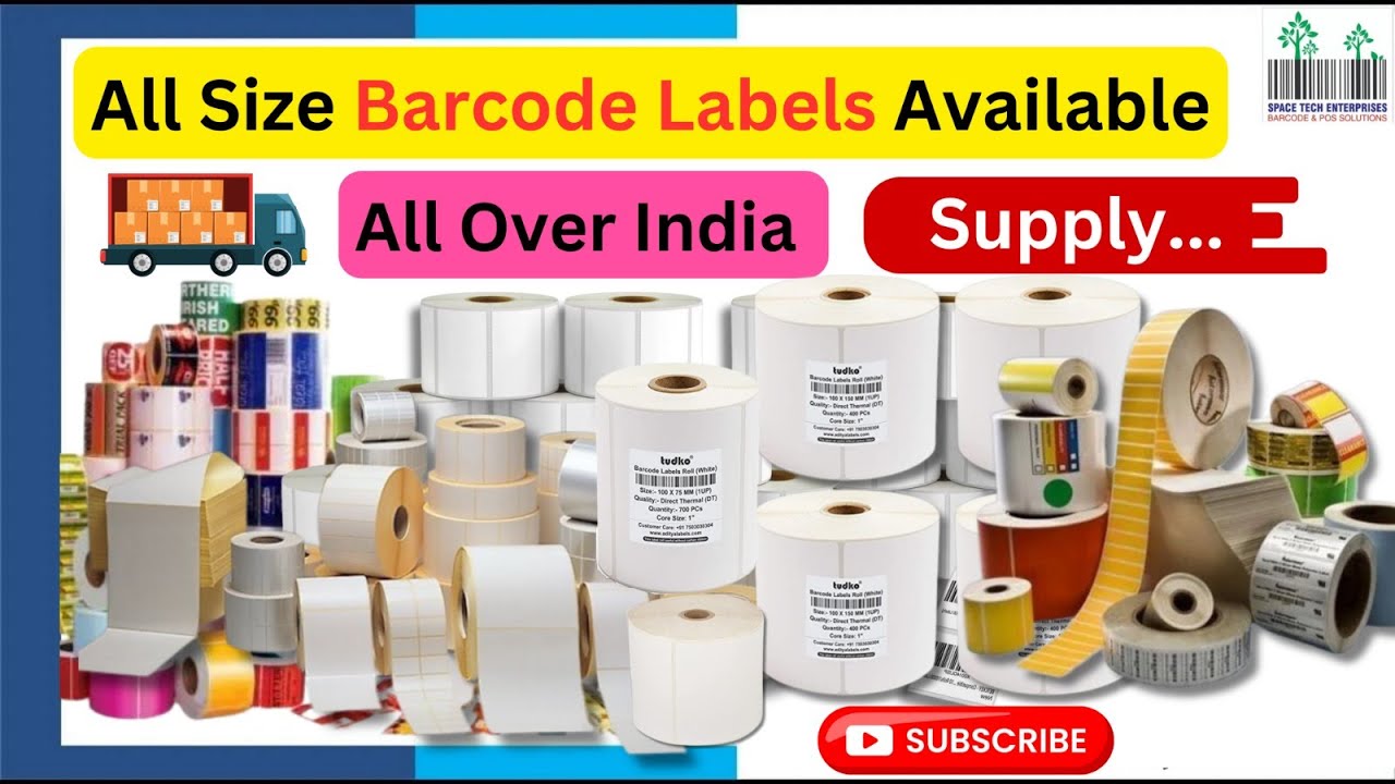 Barcode Printer Label - All Size Sticker, Best Quality Shipping Printer ...