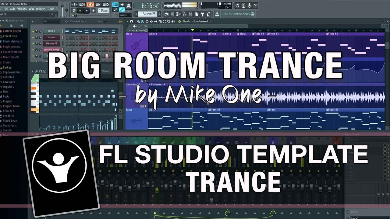 FL Studio Trance Template - BigRoom Trance by Make One - YouTube