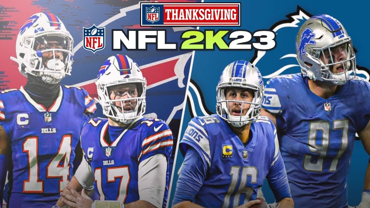 NFL 2k23 | Bills at Lions | NFL 2k5 Resurrected | PCSX2 | 2022 Season ...