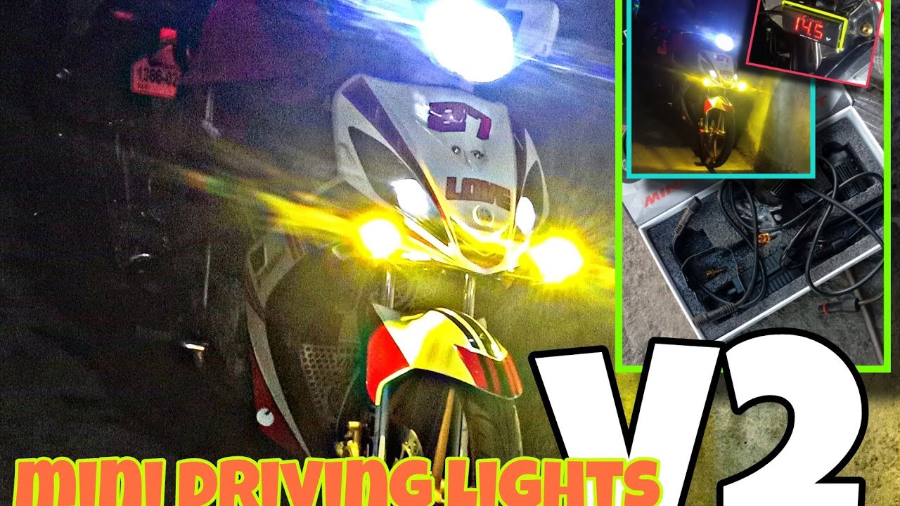 mini driving light for our SNIPER 135🔥🤗 - YouTube