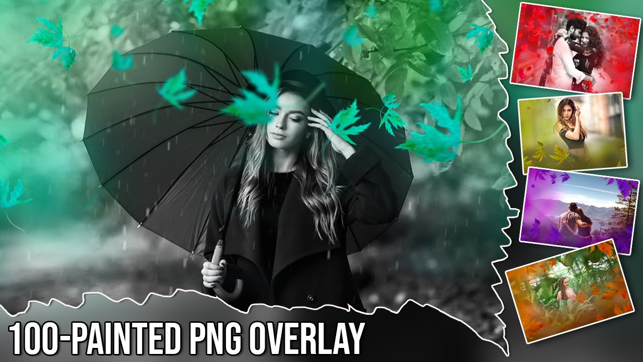 100 Painted PNG Overlay for your photo editing !! Photo Editing tools ...