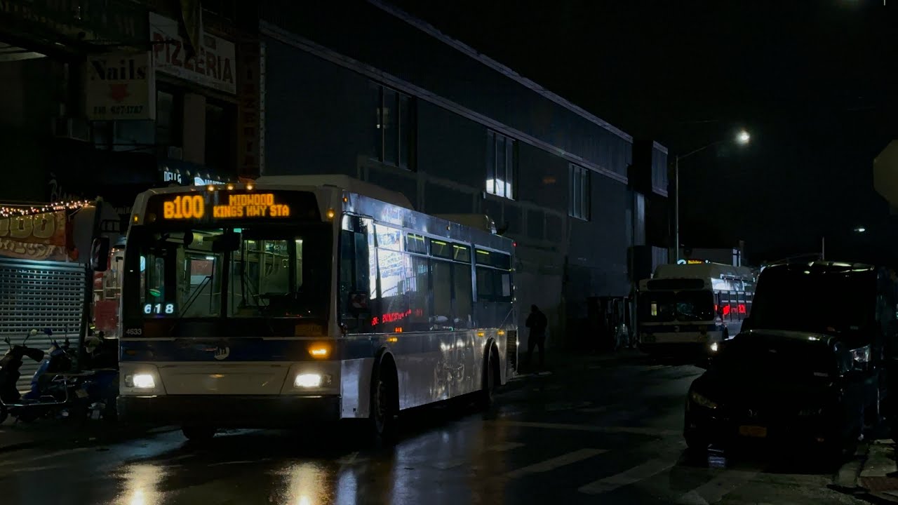 MTA Bus Company 2023 60fps: 2010 Orion VII NG HEV #4633 on the B100 ...