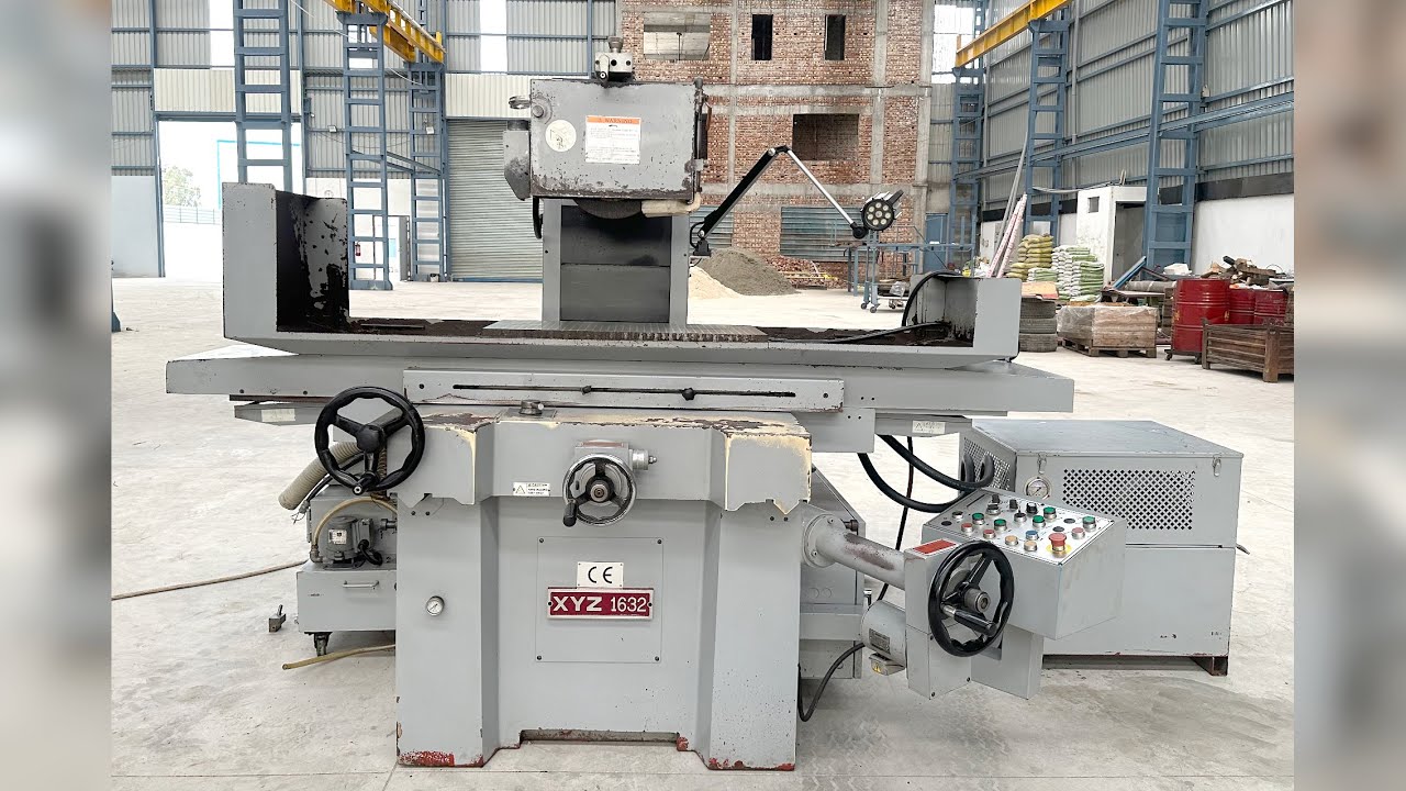 Surface Grinding Machine - XYZ England - Capacity 400 mm x 800 mm - YouTube