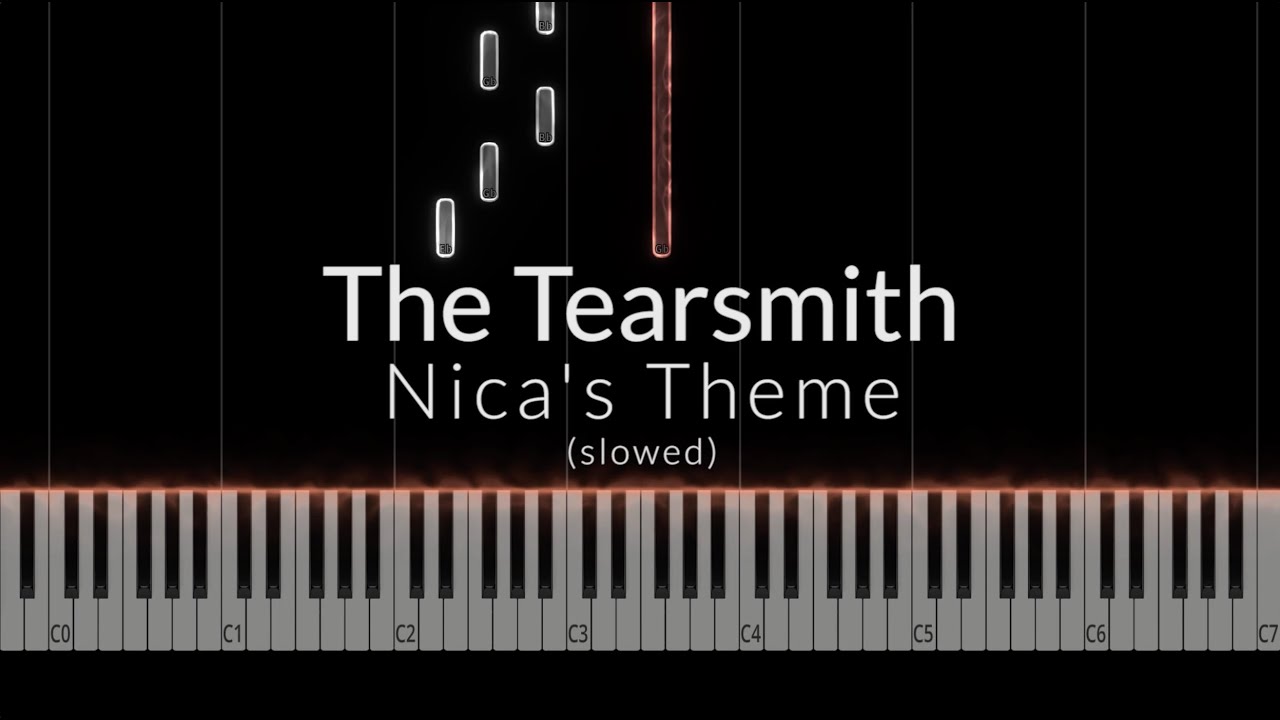 The Tearsmith - Nica's Theme (slowed) Piano Tutorial - YouTube