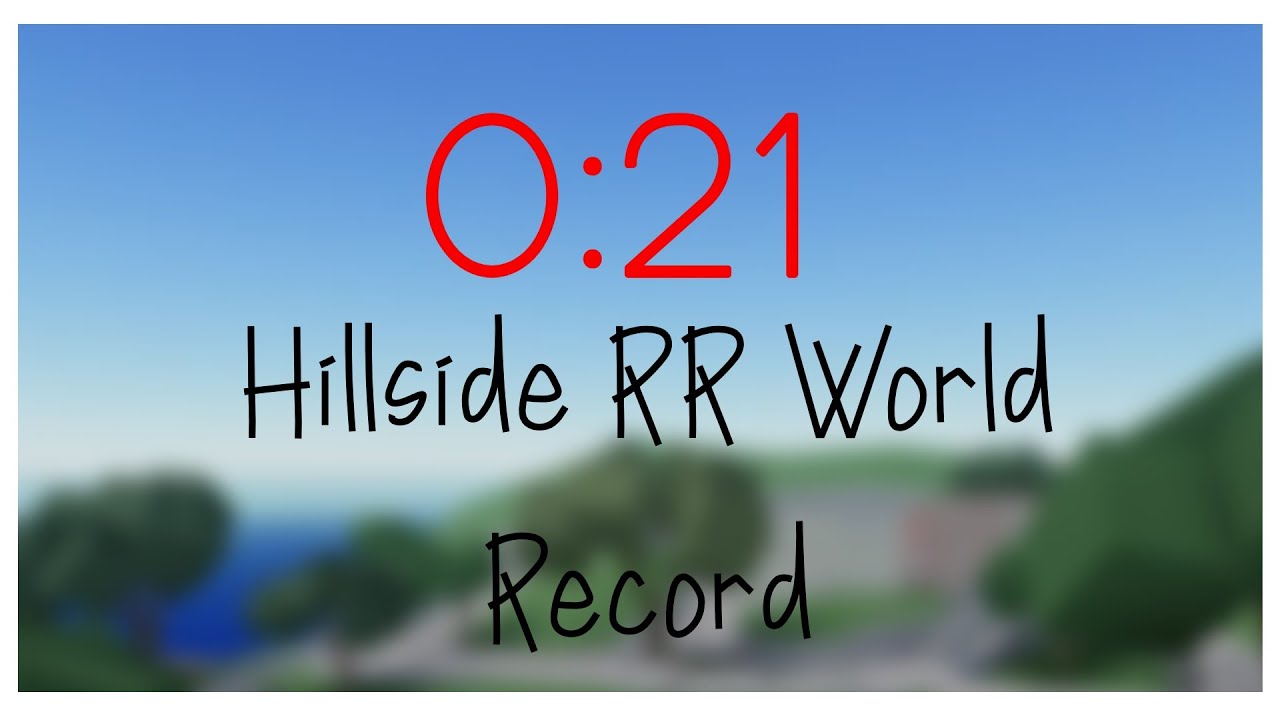 Hillside RR World Record (0:21) II Roblox Arsenal - YouTube
