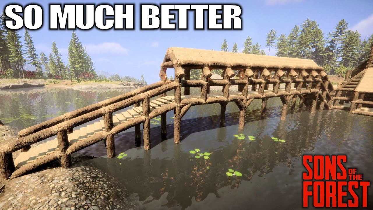 Awesome Bridges Just got Better | Sons Of The Forest Gameplay | Part 55 ...