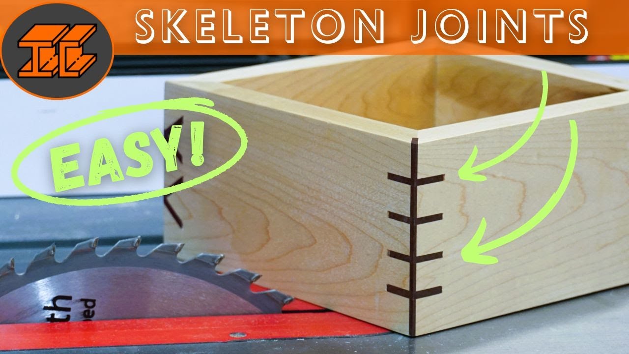 DIY: How to Make Skeleton Spline Box Joints - YouTube
