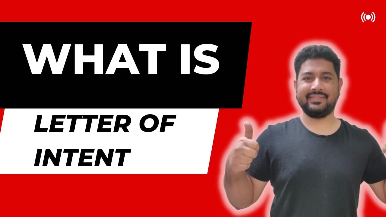 What is Letter of Intent? Explained in detail | is it an offer letter ...