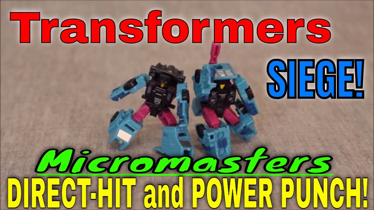 Transformers Siege/ Earthrise Direct Hit and Power Punch - GotBot True ...