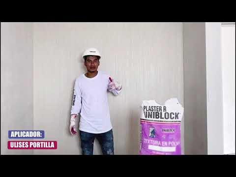 Crea texturas y acabados con Plaster R Uniblock - YouTube