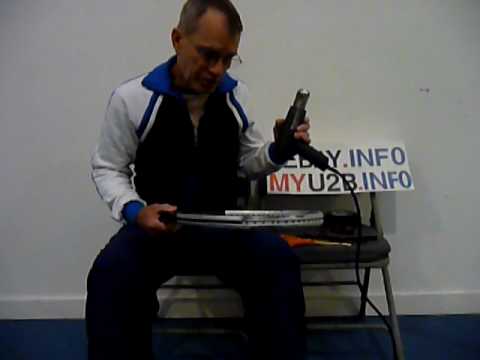 Tennis Racket Head Guard Bumper and grommet Installation - YouTube