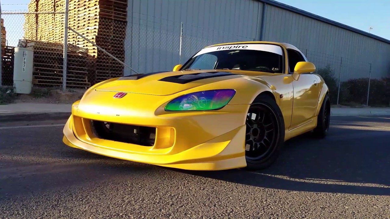 S2000 cr yellow - YouTube