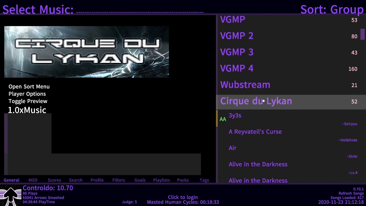 Etterna | First gameplay recording, good scores - YouTube