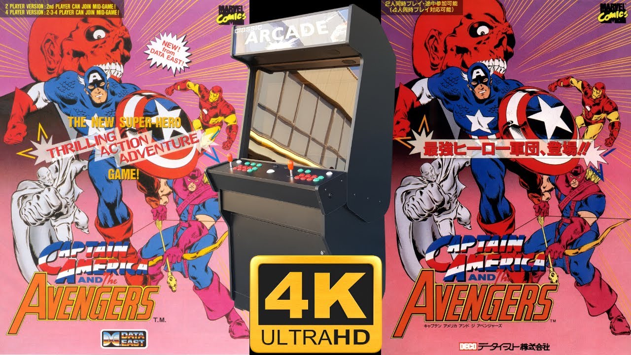 Captain America and The Avengers | ARCADE | 4K60ᶠᵖˢ UHD🔴| Longplay ...