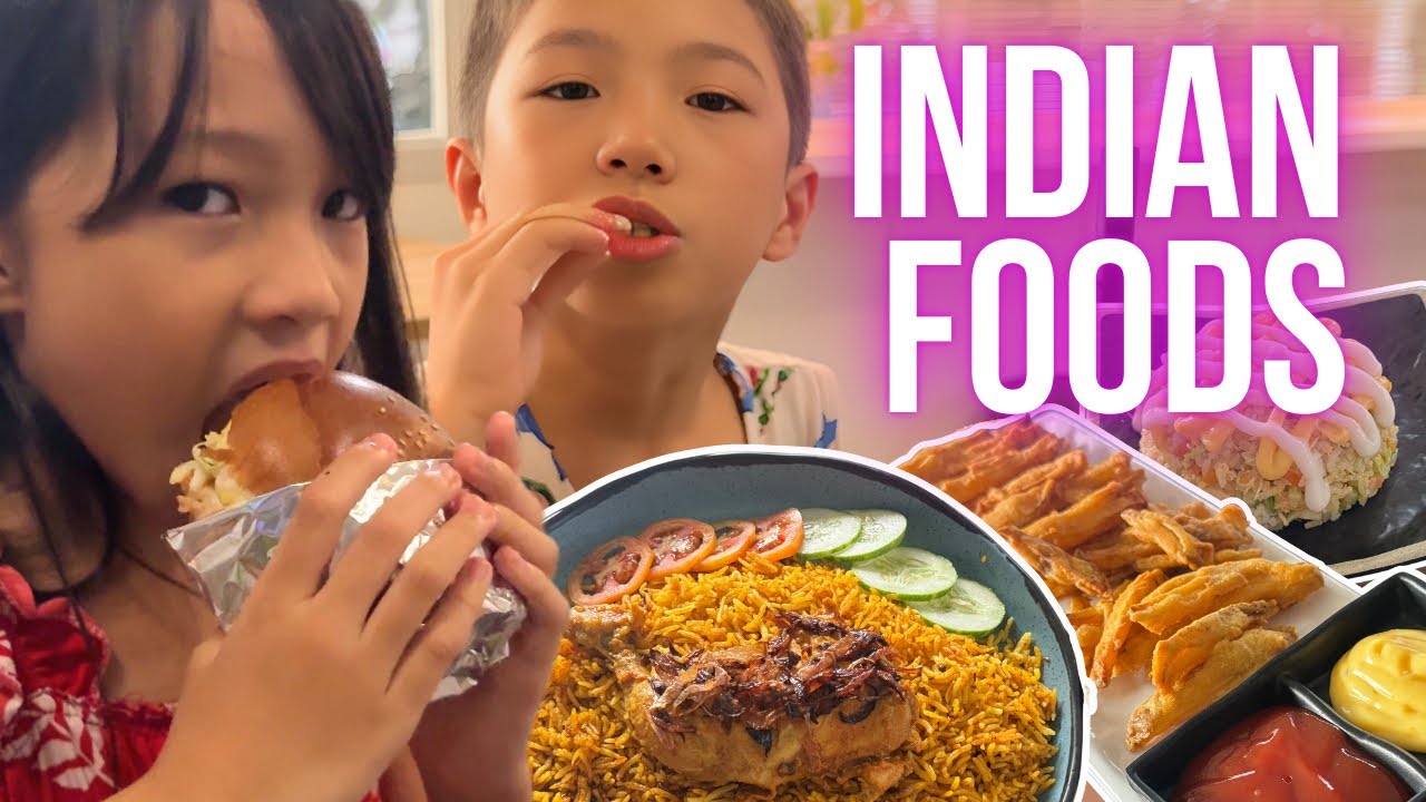 Kai & Star Eat INDIAN FOODS For The First Time! - YouTube