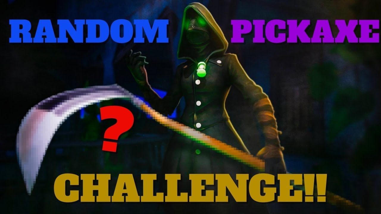RANDOM PICKAXE CHALLENGE!! - YouTube