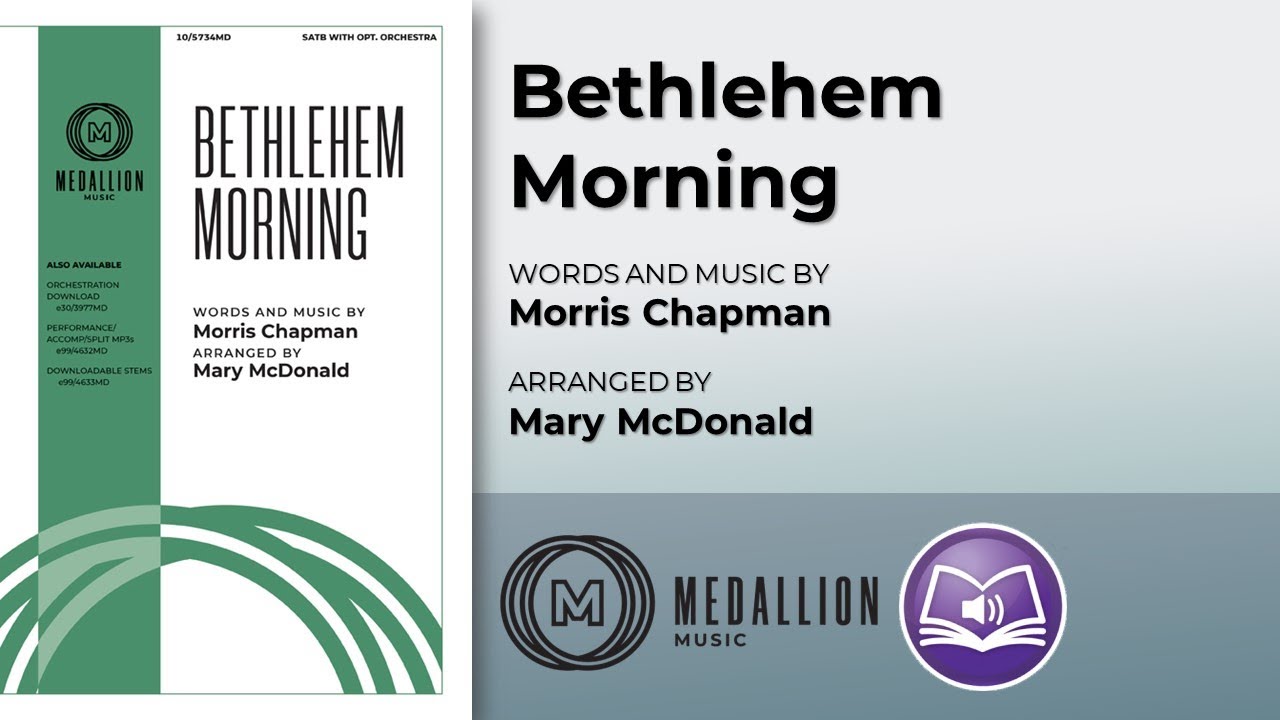 Bethlehem Morning | Arranged by Mary McDonald - YouTube